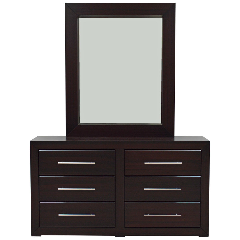 Gavetero de seis gavetas y espejo - Siman El Salvador