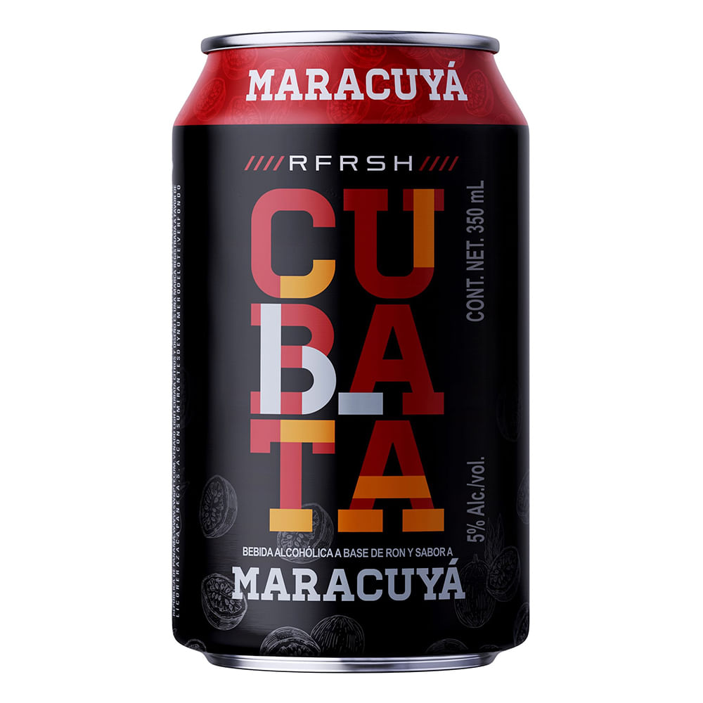 Bebida Alcohólica Cubata Maracuyá 355ml - Siman El Salvador