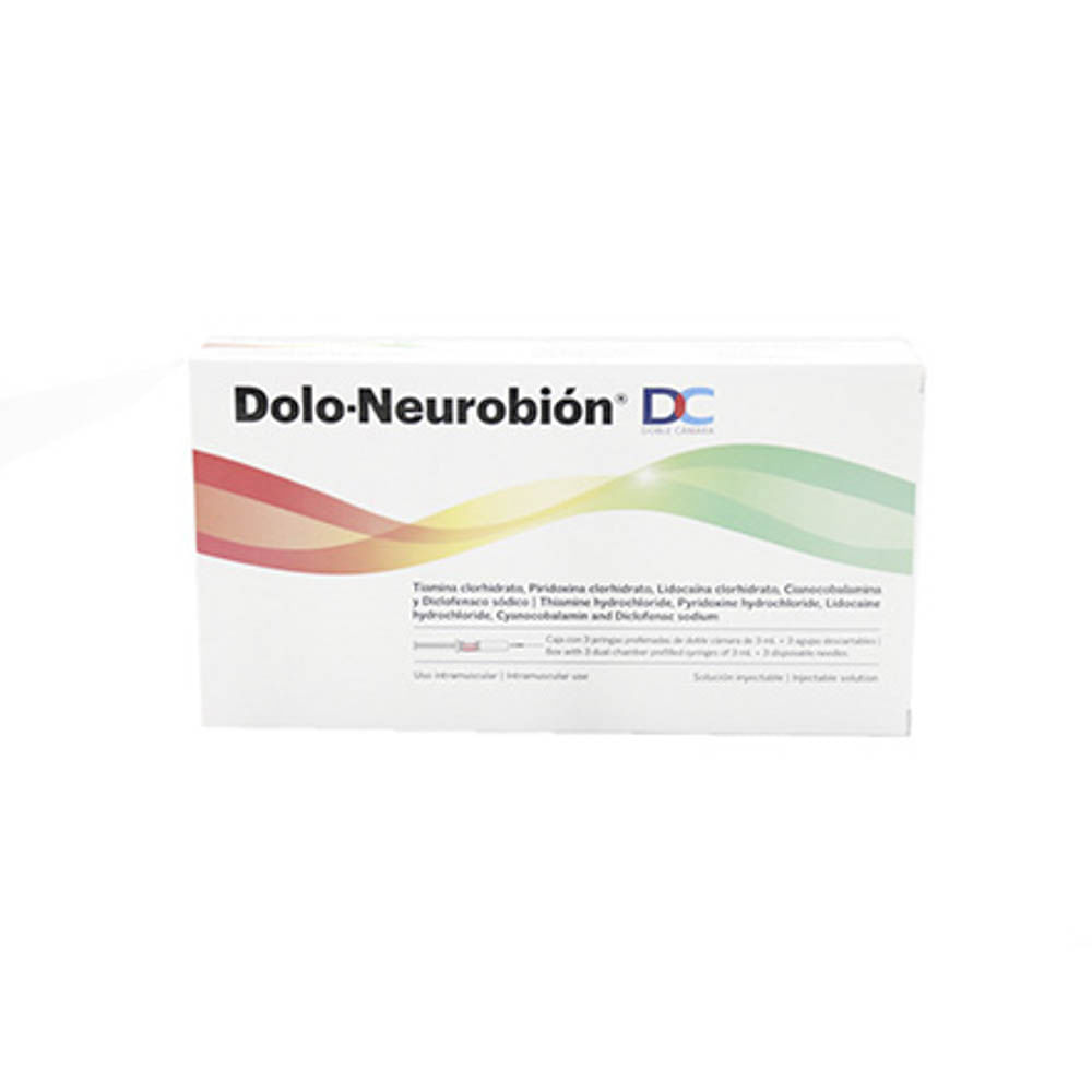 Dolo-Neurobion DC Ampollas (3 Pack) - Siman El Salvador