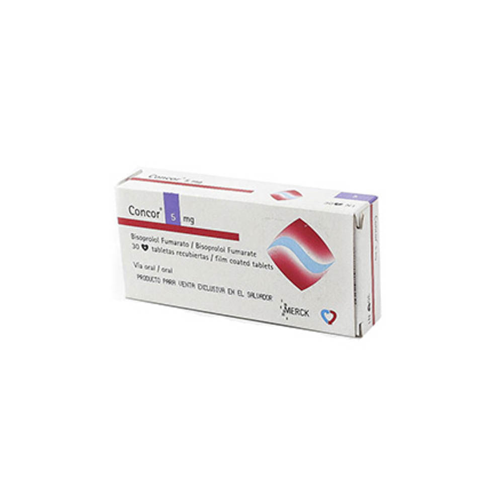 Concor 5mg 30 Tabletas