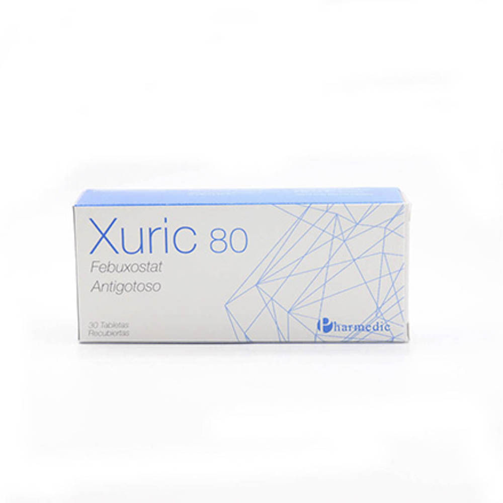 Xuric 80mg 30 Tabletas Recubiertas - Siman El Salvador