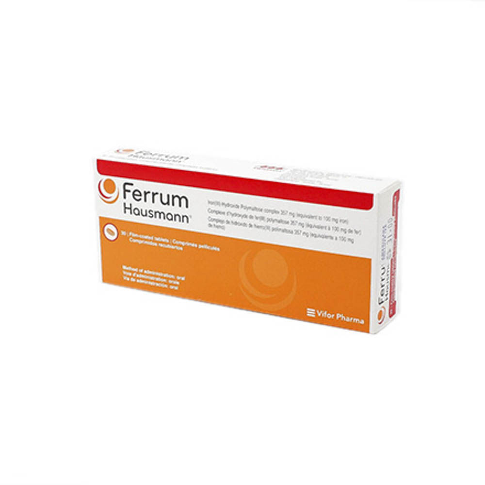 Ferrum Hausmann 30 Comprimidos Recubiertos - Siman El Salvador