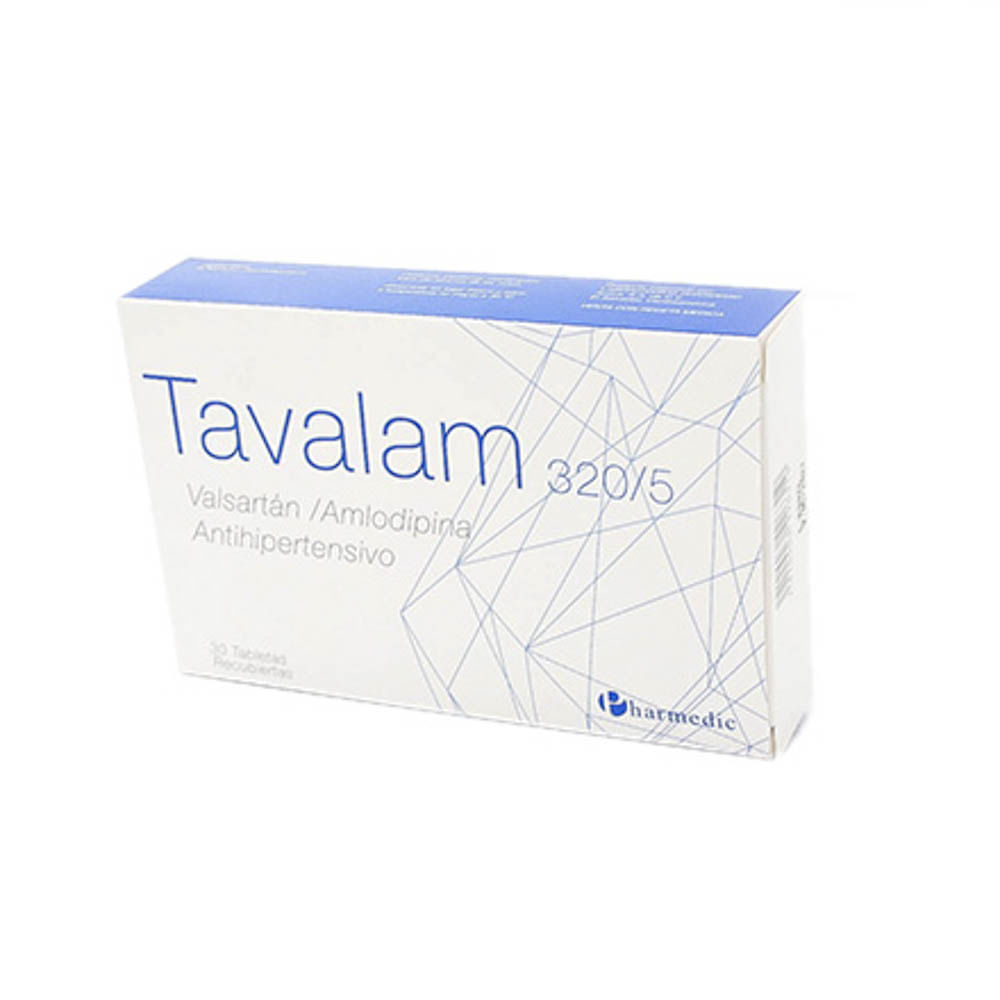 Tavalam 5mg/320mg 30 Tabletas - Siman El Salvador