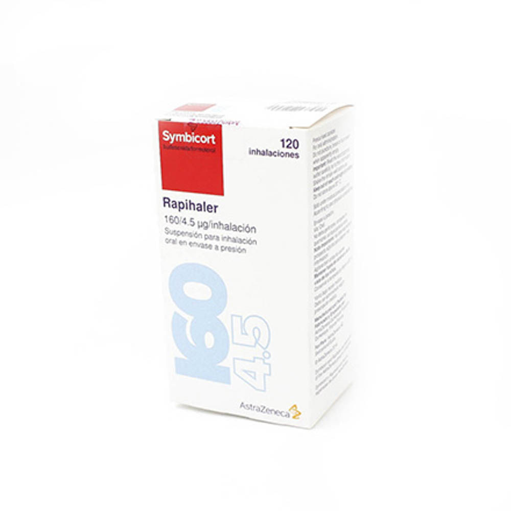 Symbicort Rapihaler 160/4.5mcg inhalador 120 dosis - Siman El Salvador