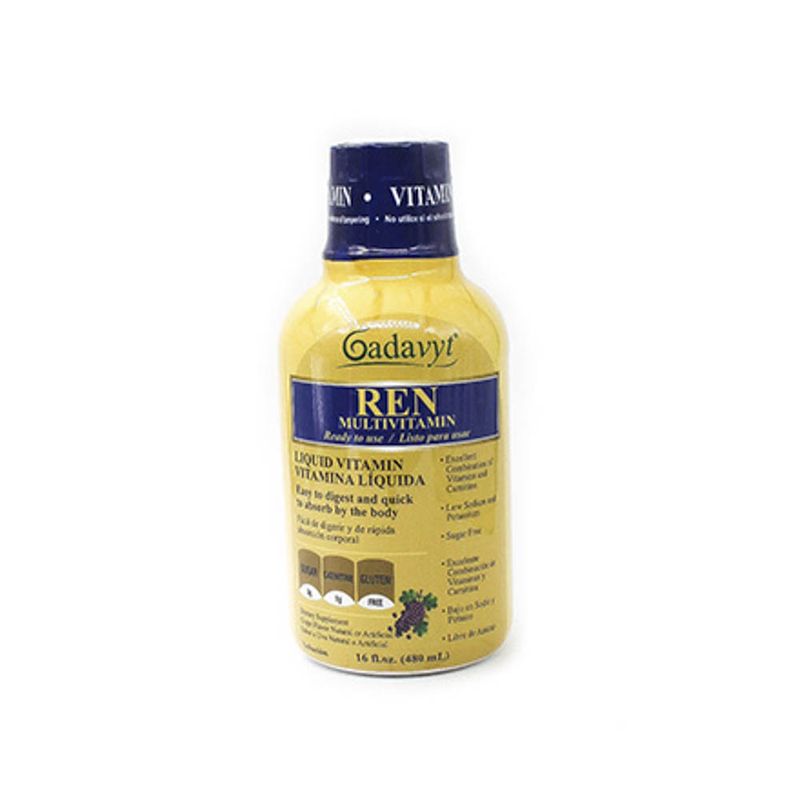 Gadavyt Uva REN Vitamina Liquida Frasco de 480ml