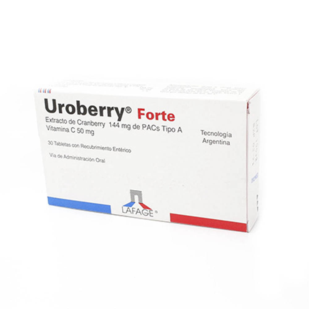Uroberry Forte 30 Tabletas con recubrimiento enterico