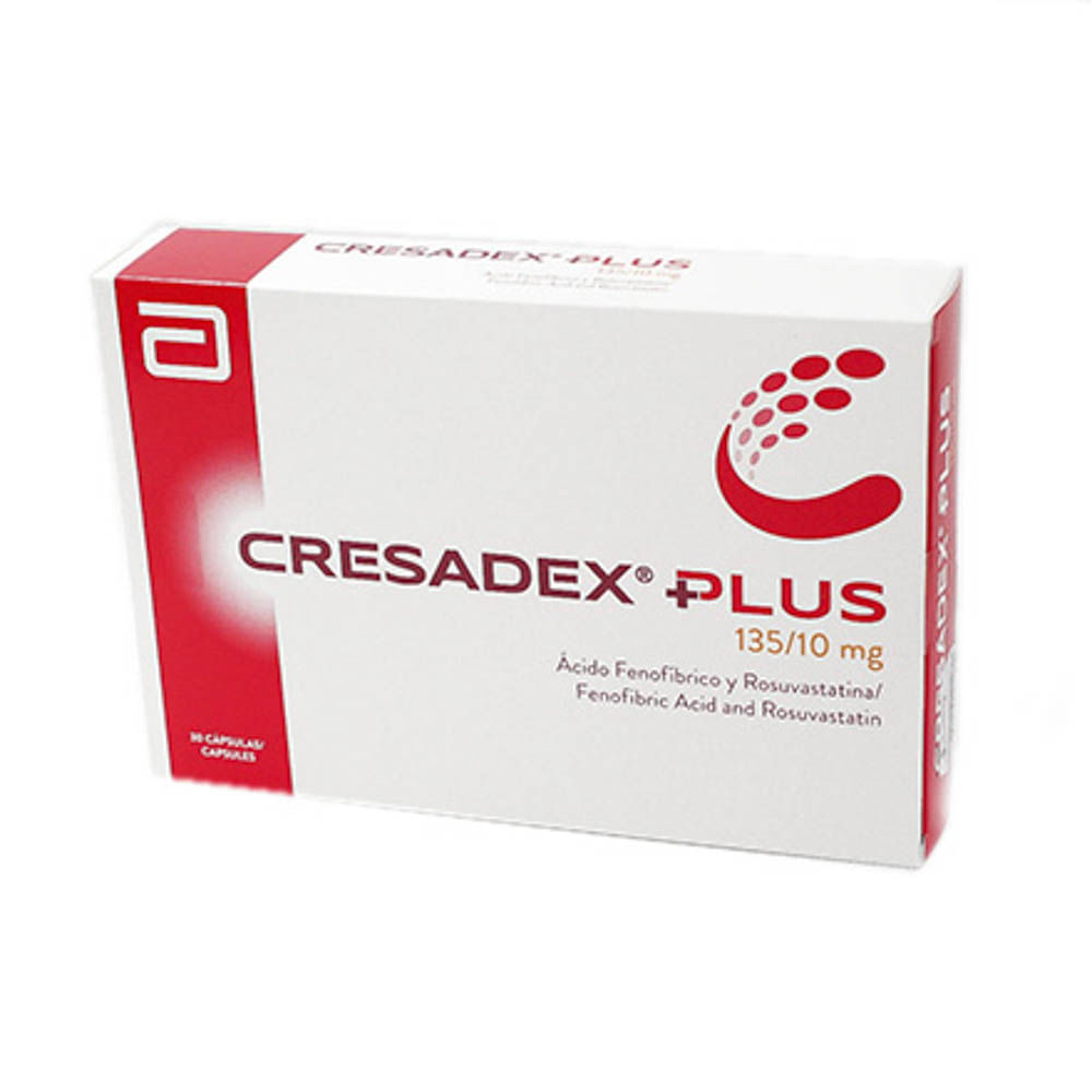 Cresadex Plus 135/10mg 30 Capsulas - Siman El Salvador