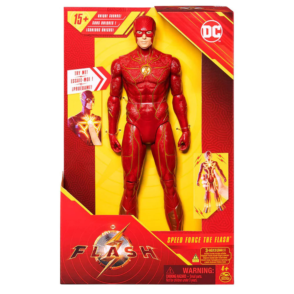 Flash figura 12 pulgadas con mecanismo luces mas sonidos