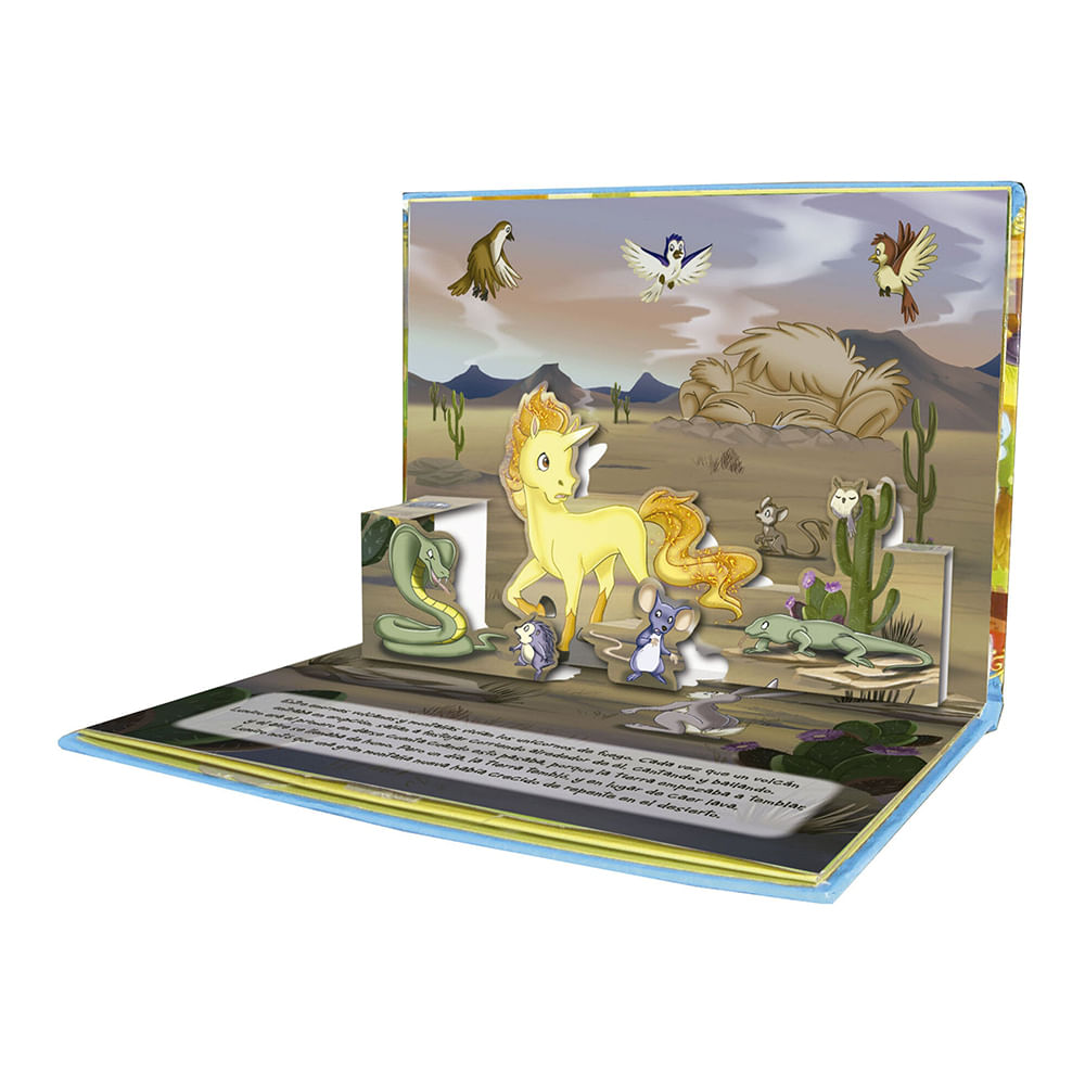 Cuento pop up la montaña misteriosa