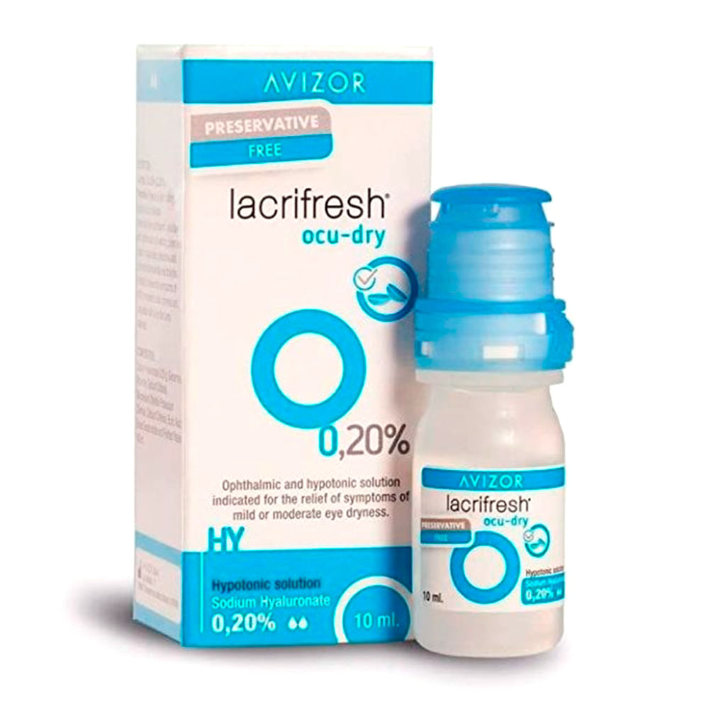 Gotas lubricantes Lacrifresh Ocu-Dry 0.20% - Siman Costa Rica