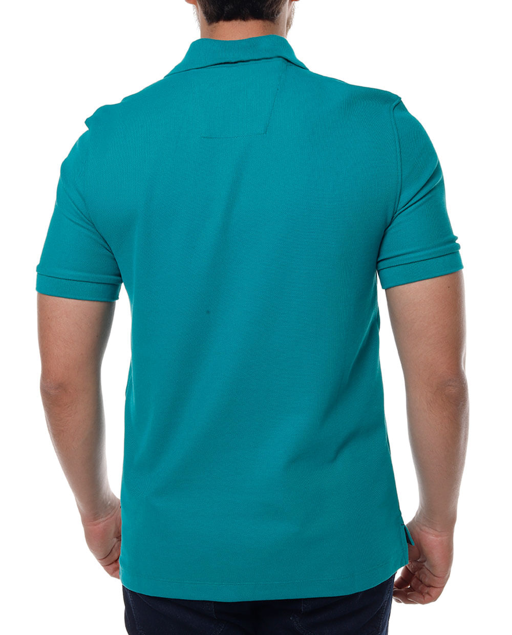 Nautica Camisa polo básica jade sólida para hombre