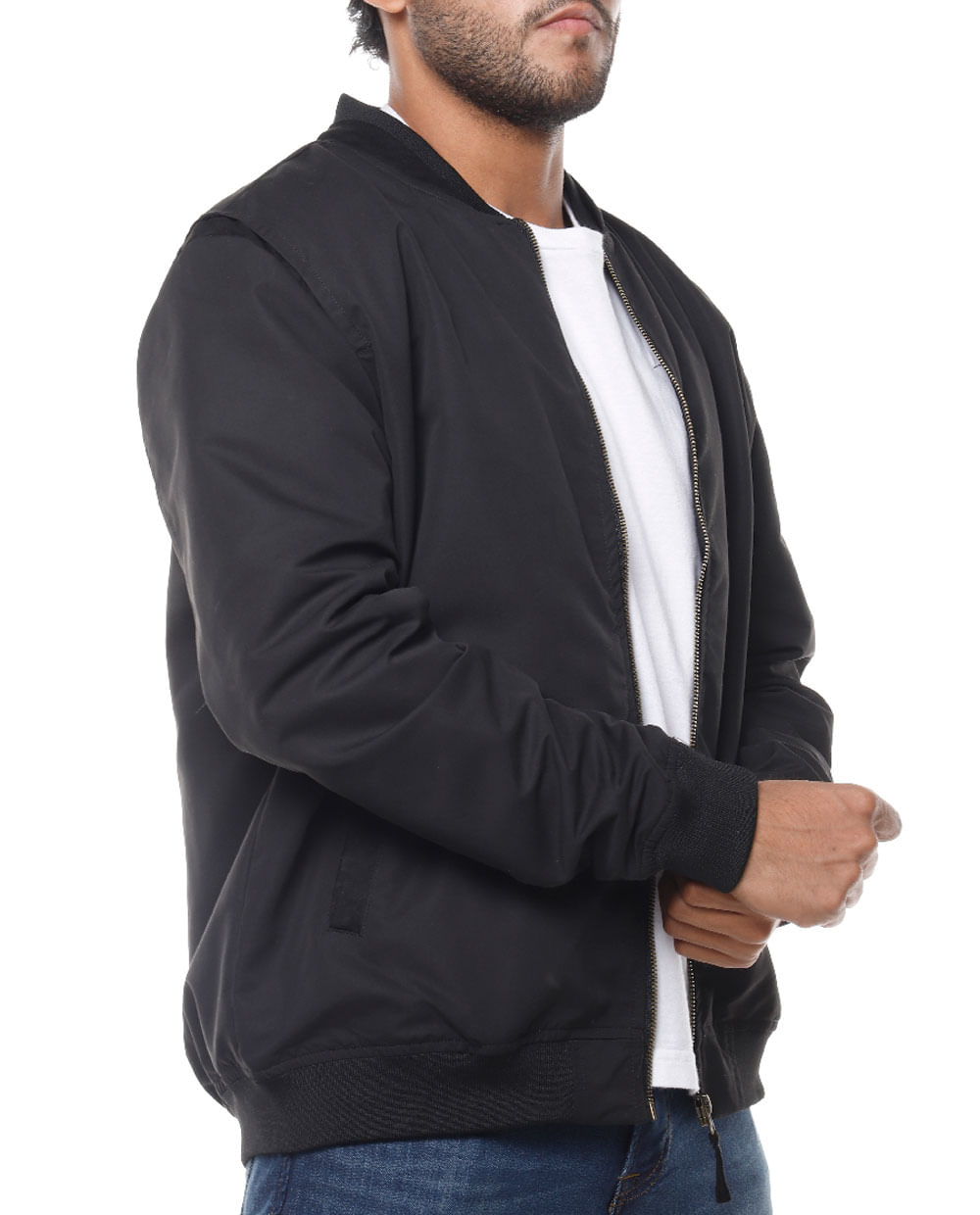 Chaqueta bomber negra para hombre - Siman El Salvador