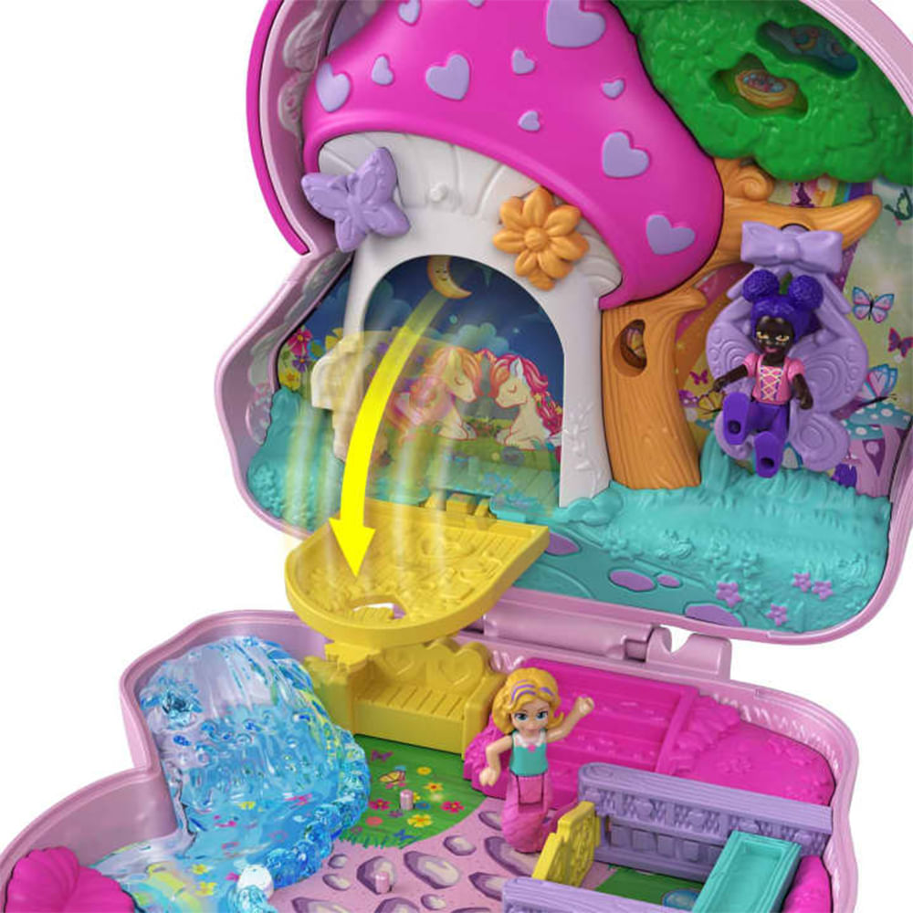 Polly Pocket Set De Juego Compacto De Unicornio Siman Nicaragua