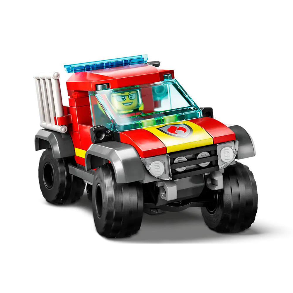 Lego city: camión de rescate 4x4 de bomberos