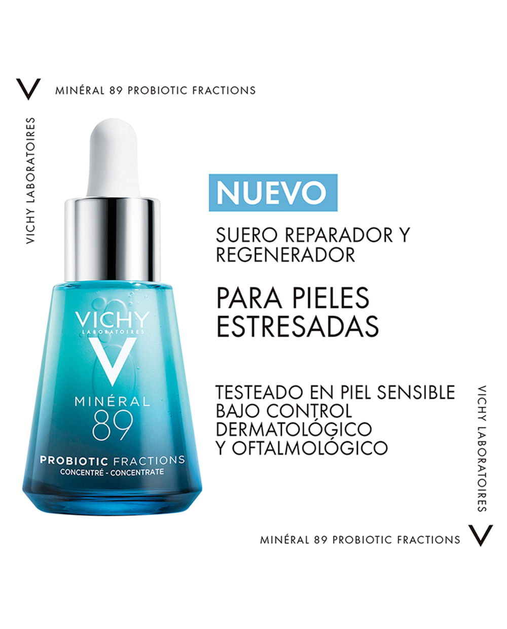 Mineral 89 Vichy Probiotic Fractions Serum Regenerador & Reparador 30ml - Siman El Salvador