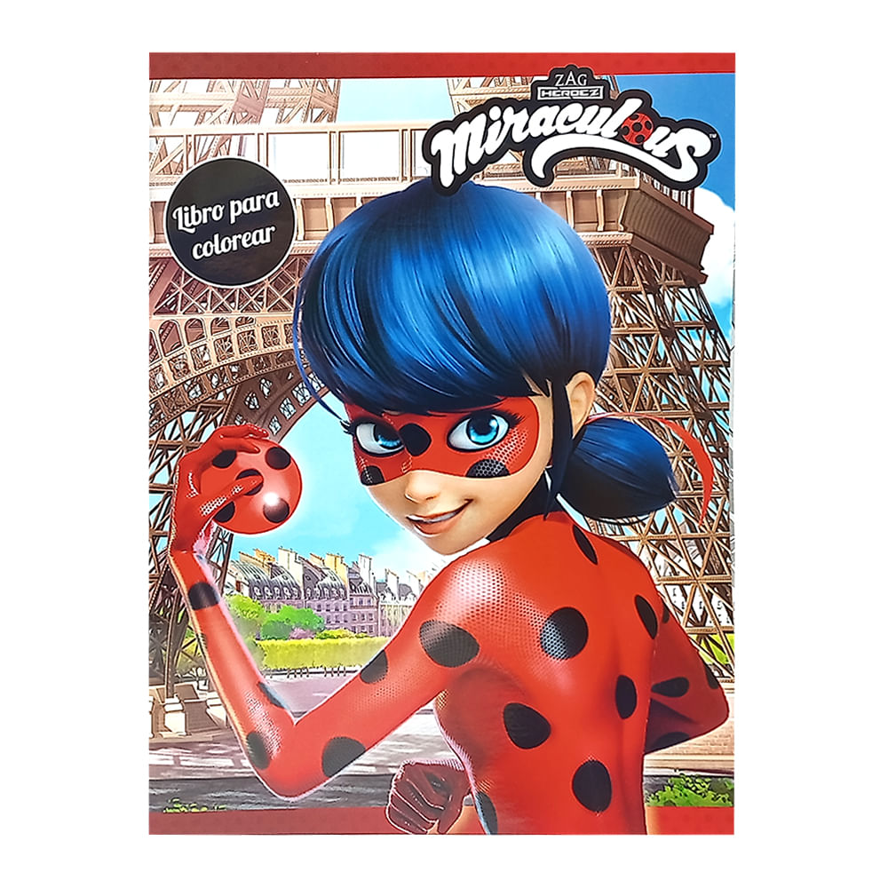 Libro colorear 16 páginas lady bug