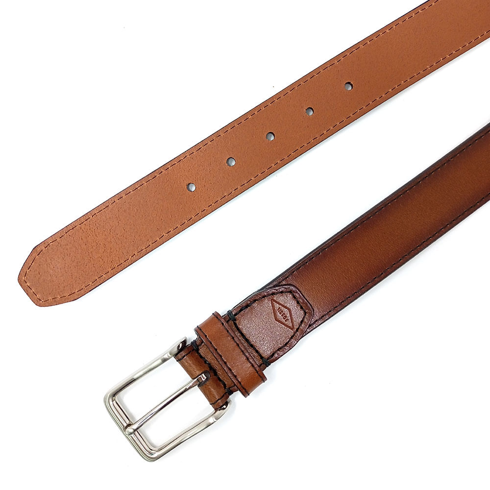 Cinturón casual café claro para hombre - Siman Costa Rica