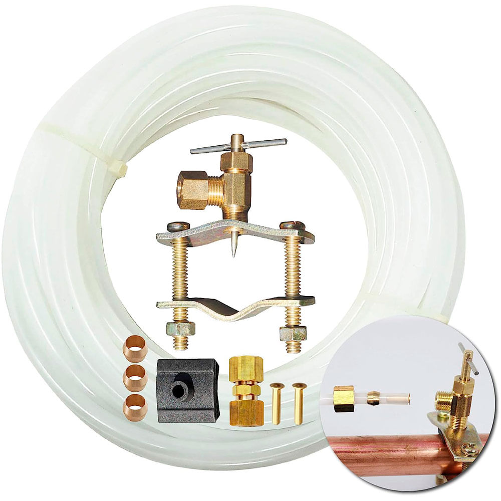 Kit para instalacion de ice maker manguera polietileno 25 pies