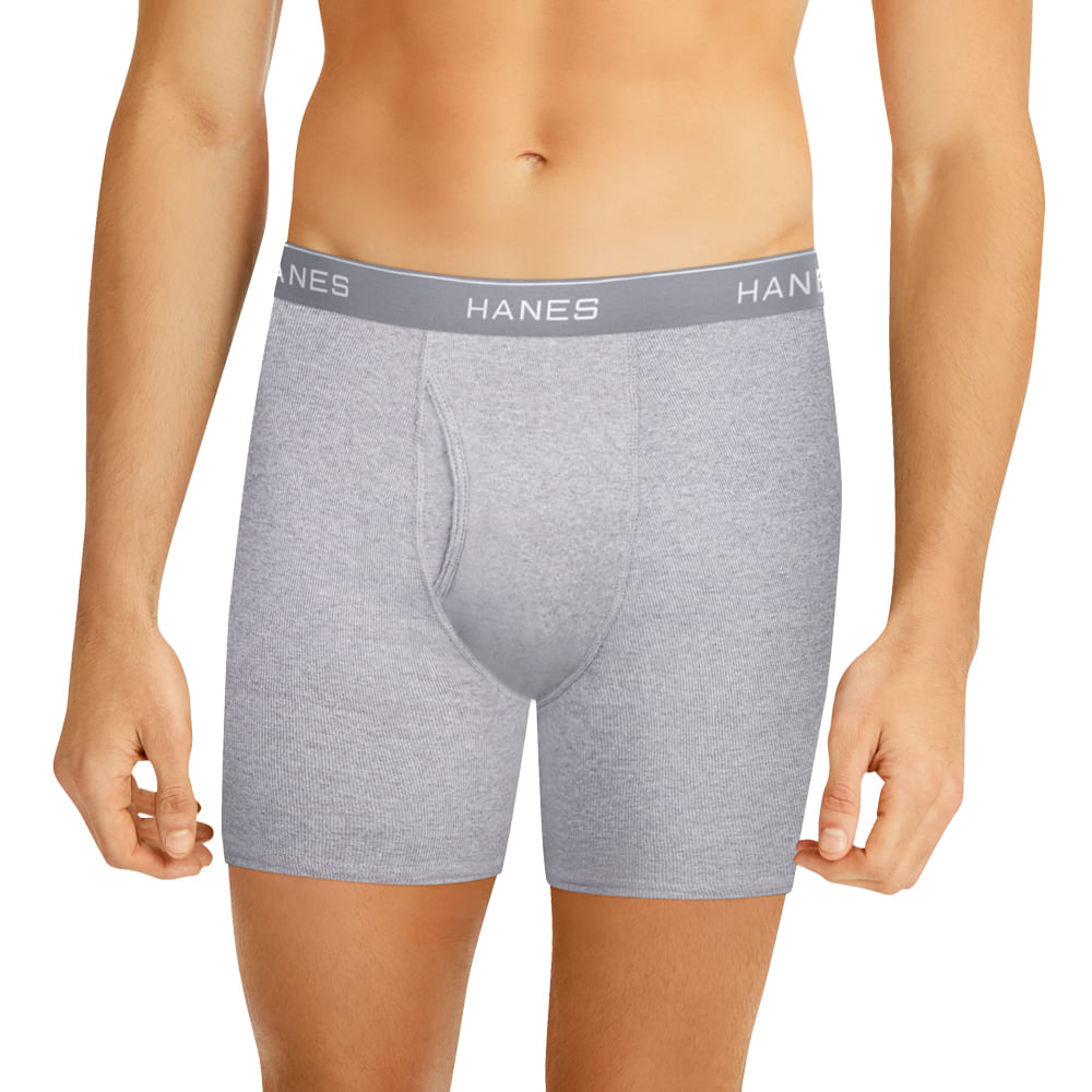 Pack de 10 boxers brief Hanes negros y grises para hombre - Siman Costa ...