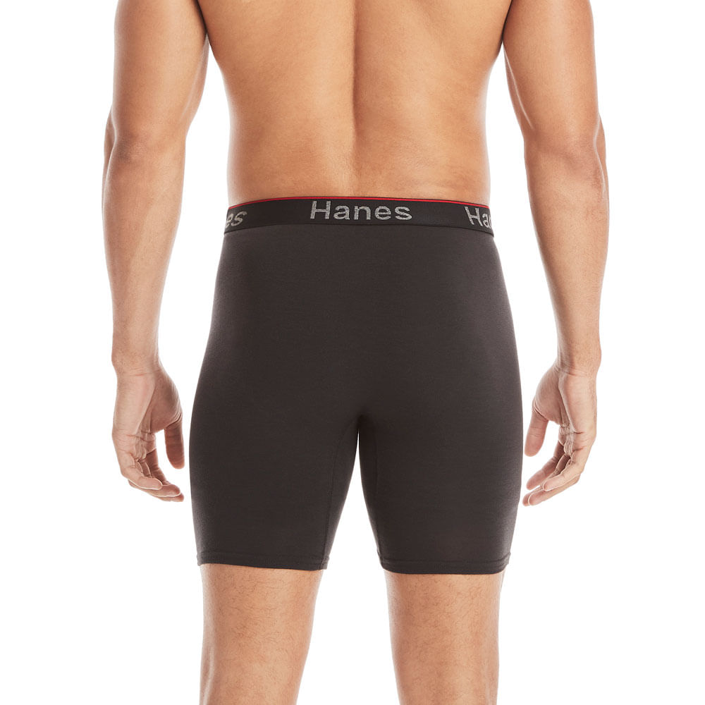 Pack de 3 boxers brief largos Hanes multicolor para hombre - Siman El ...