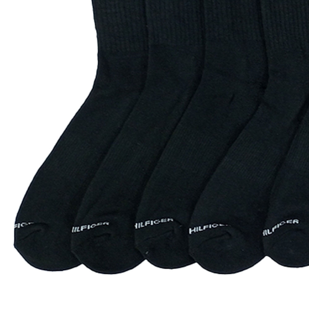 Pack de 5 pares de calcetines Tommy Hilfiger negros para hombre