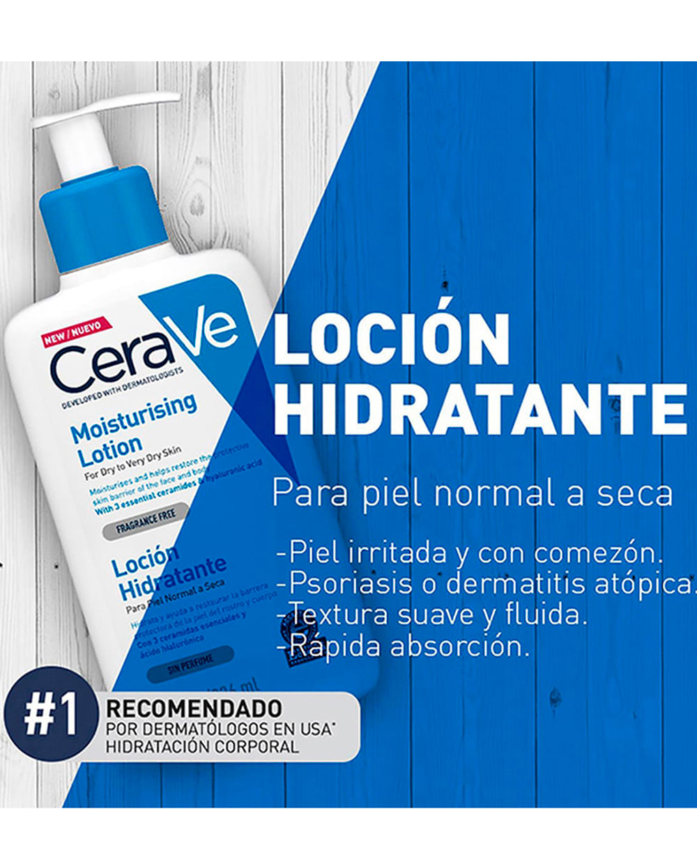 Cerave Loción Hidratante Ultra Ligera 236ml - Siman Guatemala