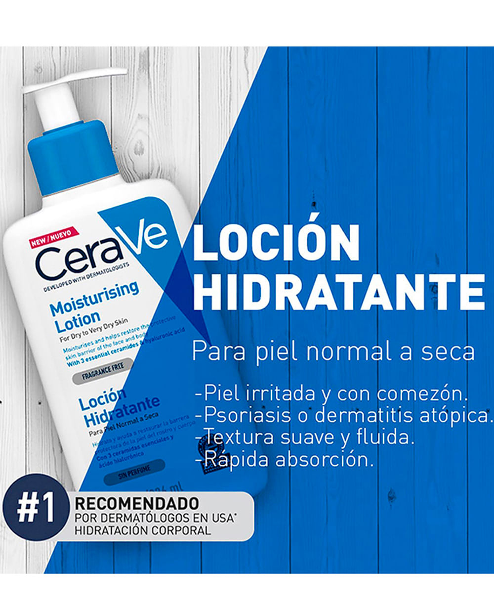 Cerave Loción Hidratante Ultra Ligera 473ml - Siman Guatemala