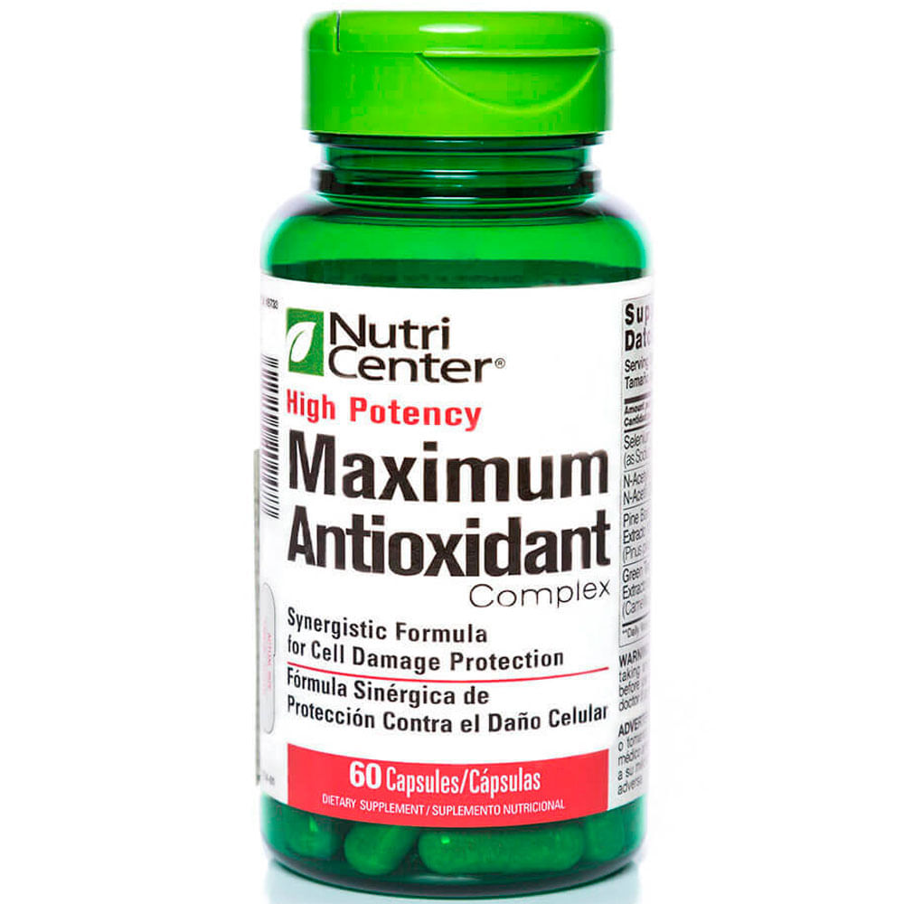 High Potency Maximum Antioxidant Complex 60 capsulas - Siman El Salvador