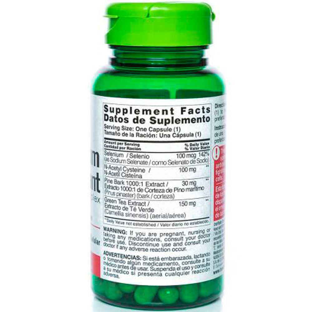 High Potency Maximum Antioxidant Complex 60 capsulas - Siman El Salvador