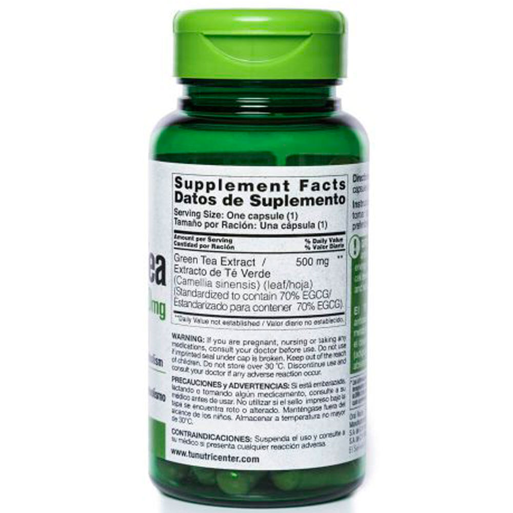 Green Tea Extract Plus 500mg - Siman El Salvador