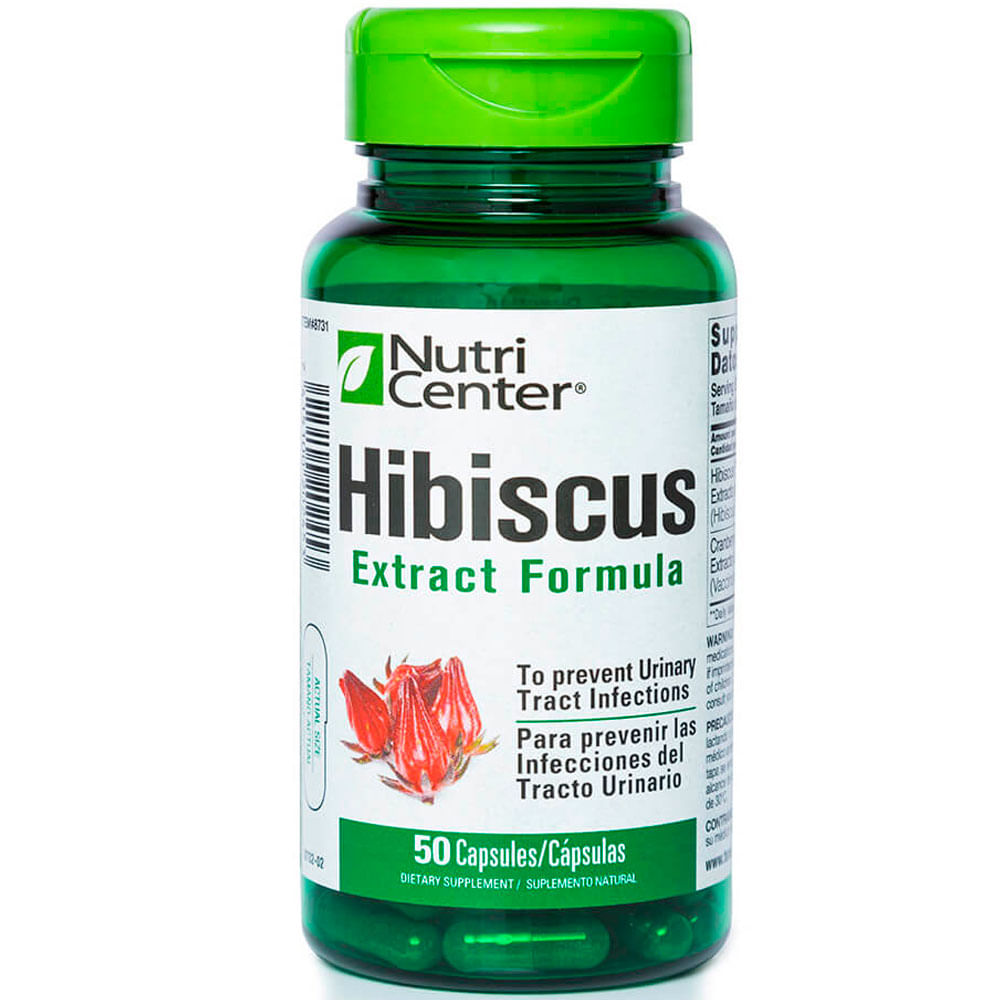 Hibiscus Extract Formula 50 capsulas - Siman El Salvador