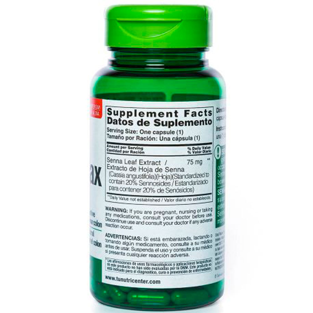 Standardized Sennalax 50 capsulas - Siman El Salvador