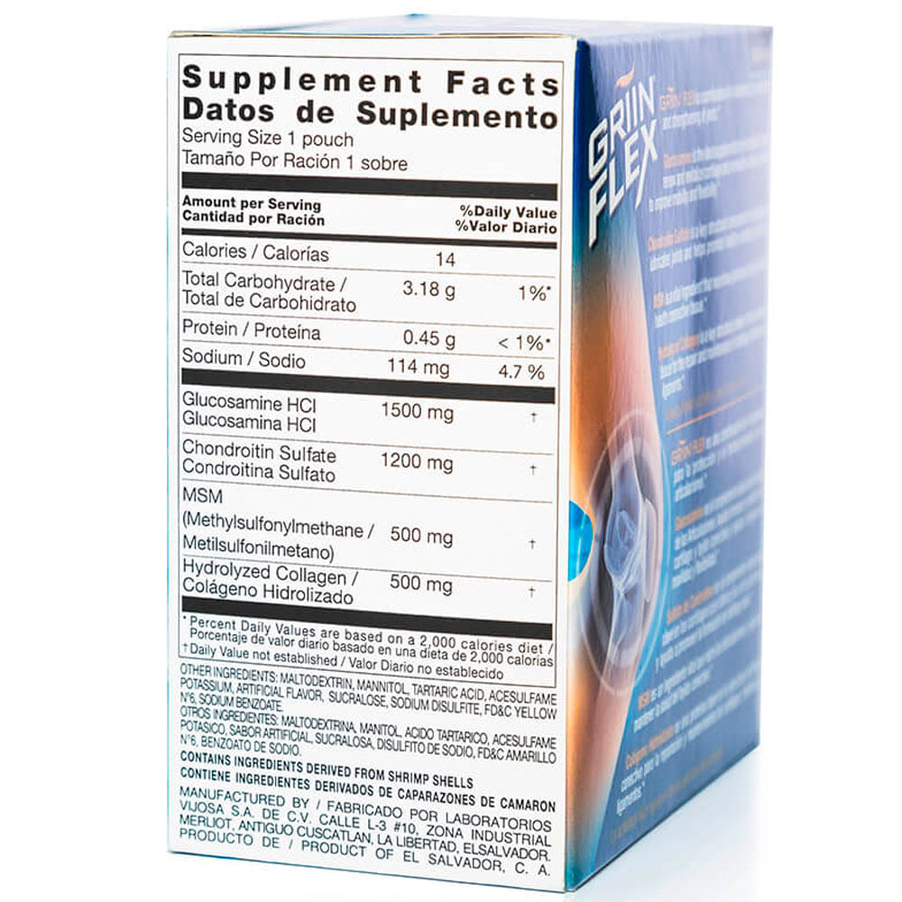 Griin Flex 15 Sobres - Siman El Salvador