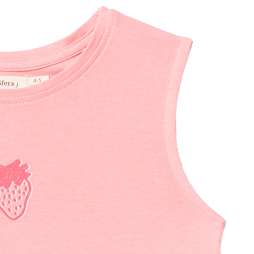 Blusa rosada con estampado para niña - Siman El Salvador