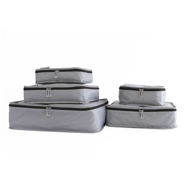 Set de 5 cubos de empaque color negro - Siman Nicaragua