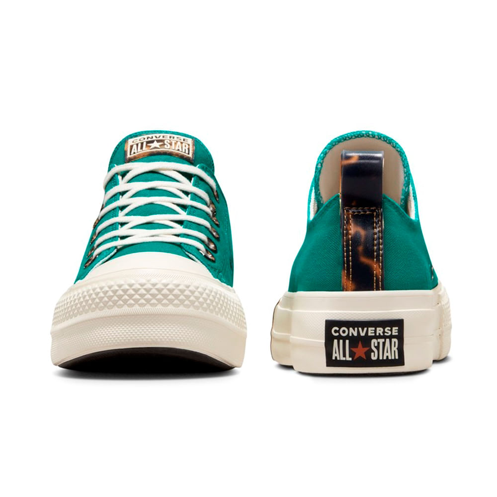 Zapato deportivo casual Converse chuck taylor all star lift color verde ...