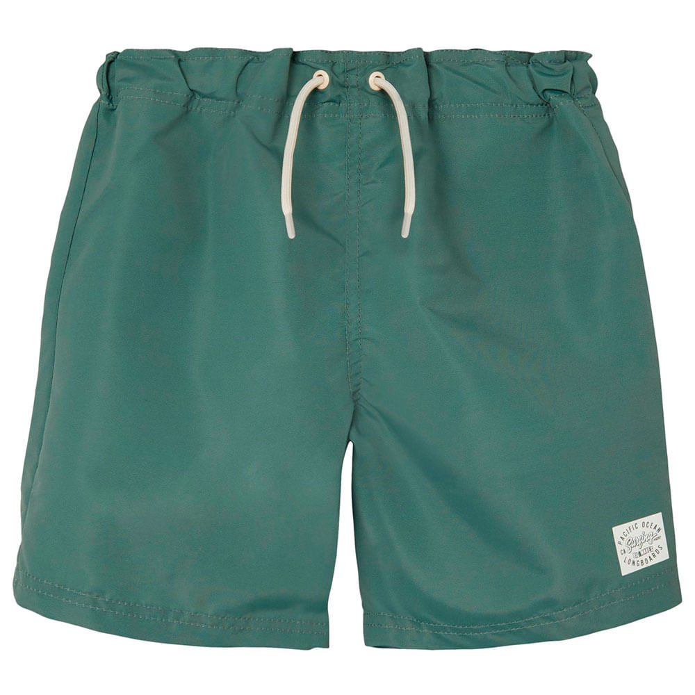 Calzoneta verde sólido para niño