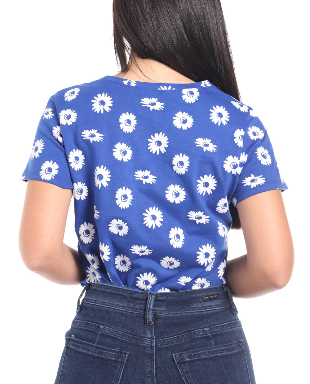 Camiseta Nicolle estampada manga corta para dama - Siman El Salvador