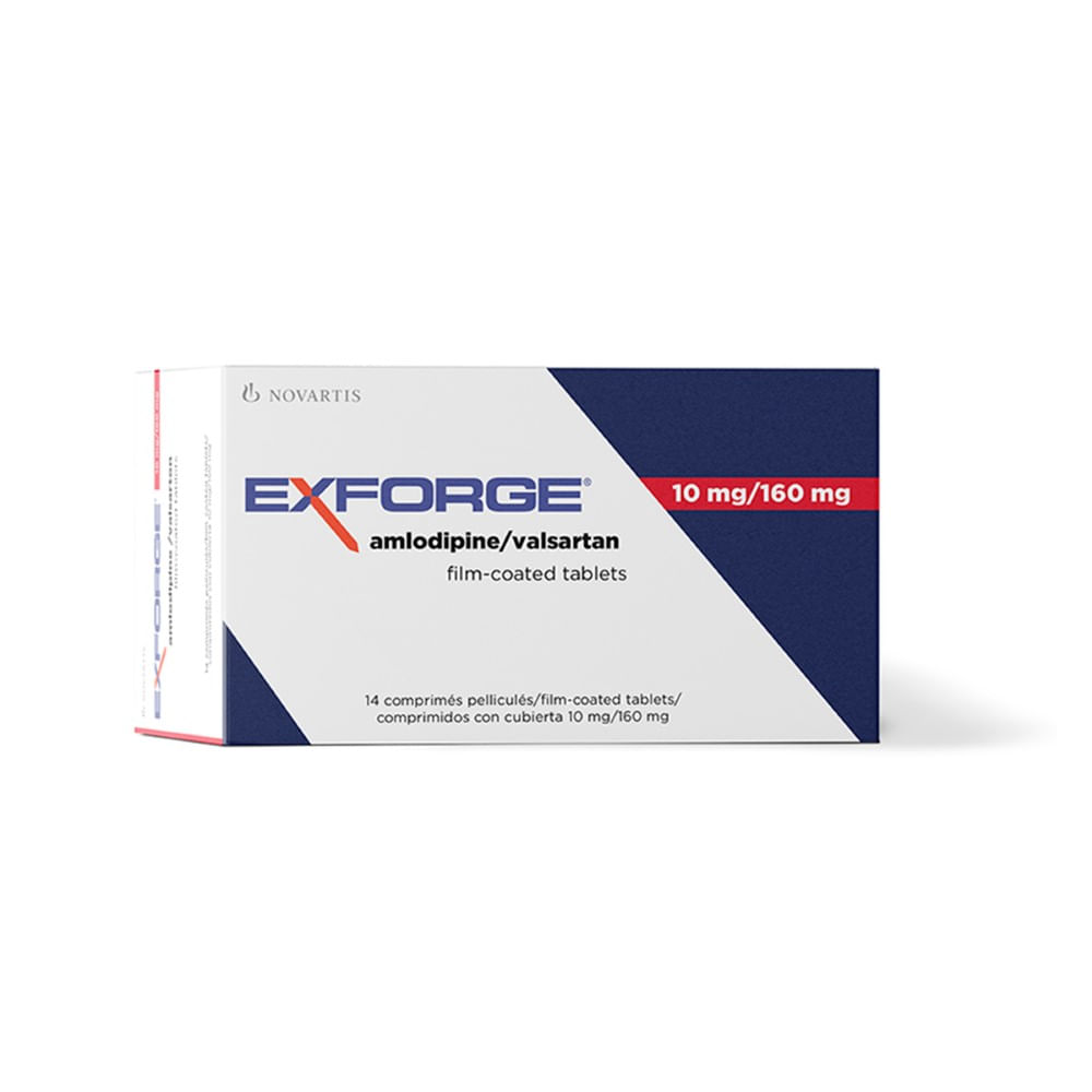 Exforge 10mg/160mg x 14 - Siman El Salvador
