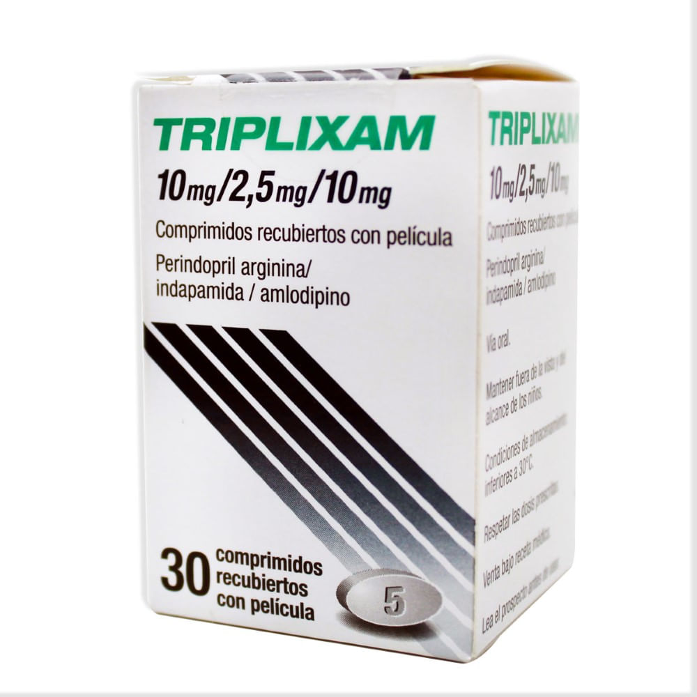 Triplixam 10mg/2.5mg/10mg x 30 tabletas - Siman El Salvador
