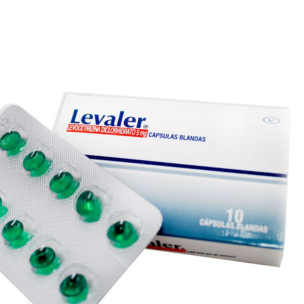 Levaler 5mg x 10 capsulas - Siman El Salvador