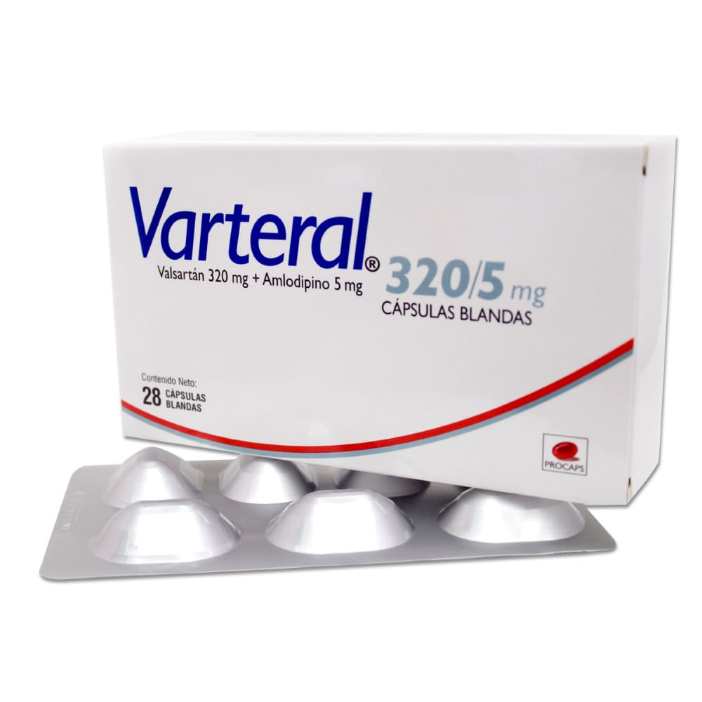 Varteral 320mg/5mg x 28 capsulas