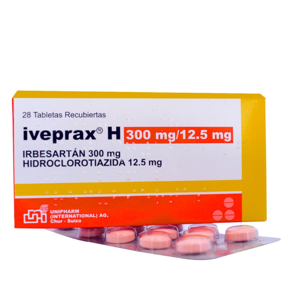 Iveprax h 300mg/12.5mg x 28 tabletas - Siman El Salvador