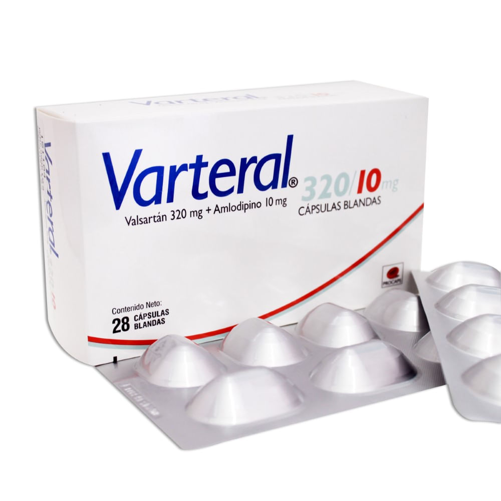 Varteral 320mg/10mg x 28 capsulas - Siman El Salvador