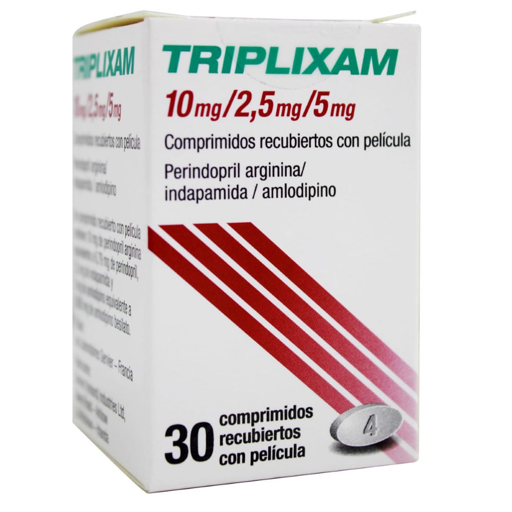 Triplixam 10mg/2.5mg/5mg x 30 tabletas