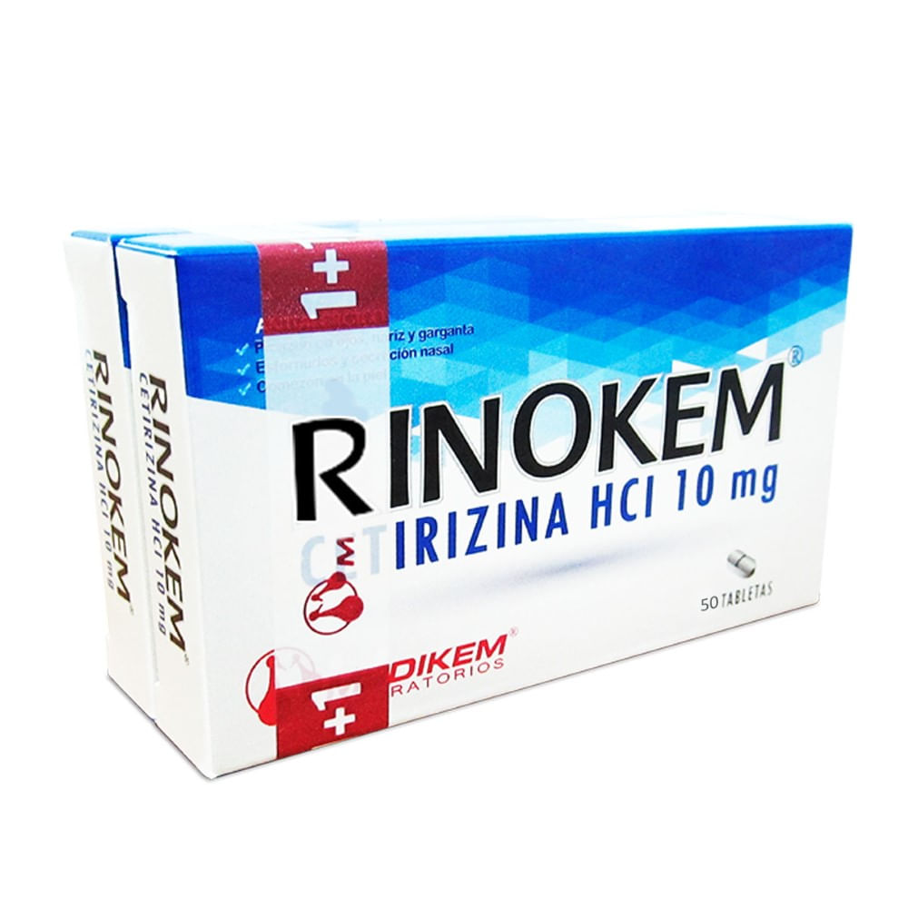Rinokem 10mg x 50 tabletas - Siman El Salvador