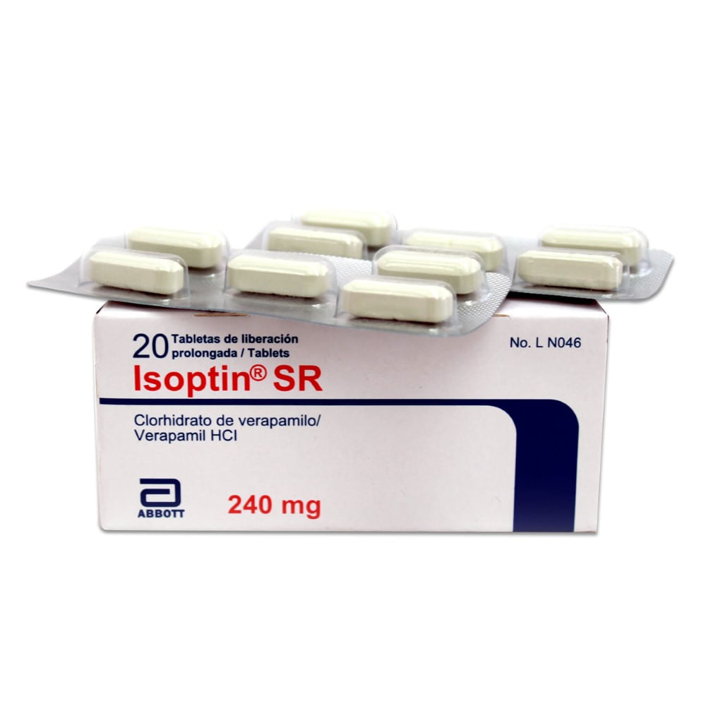 Isoptin sr 240mg x 20 tabletas - Siman El Salvador