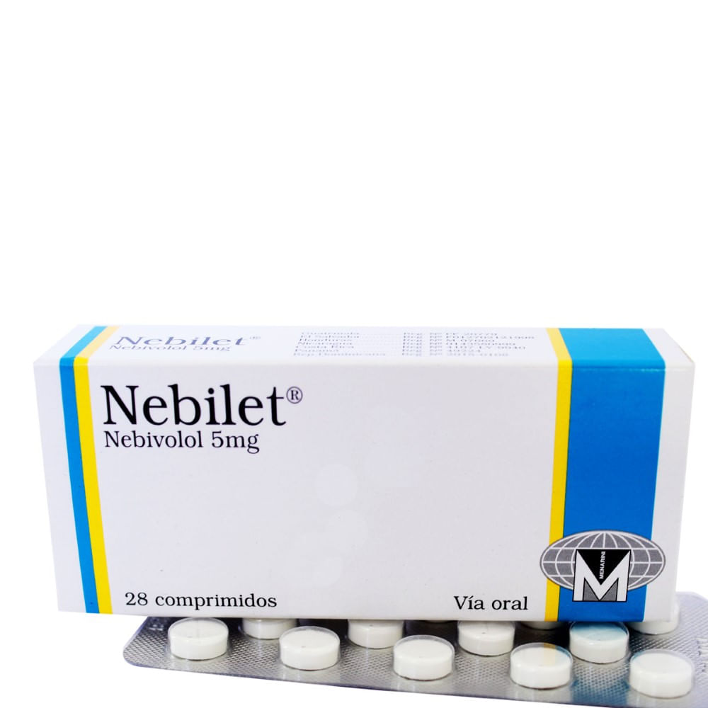 Nebilet 5mg x 28 comprimidos - Siman El Salvador