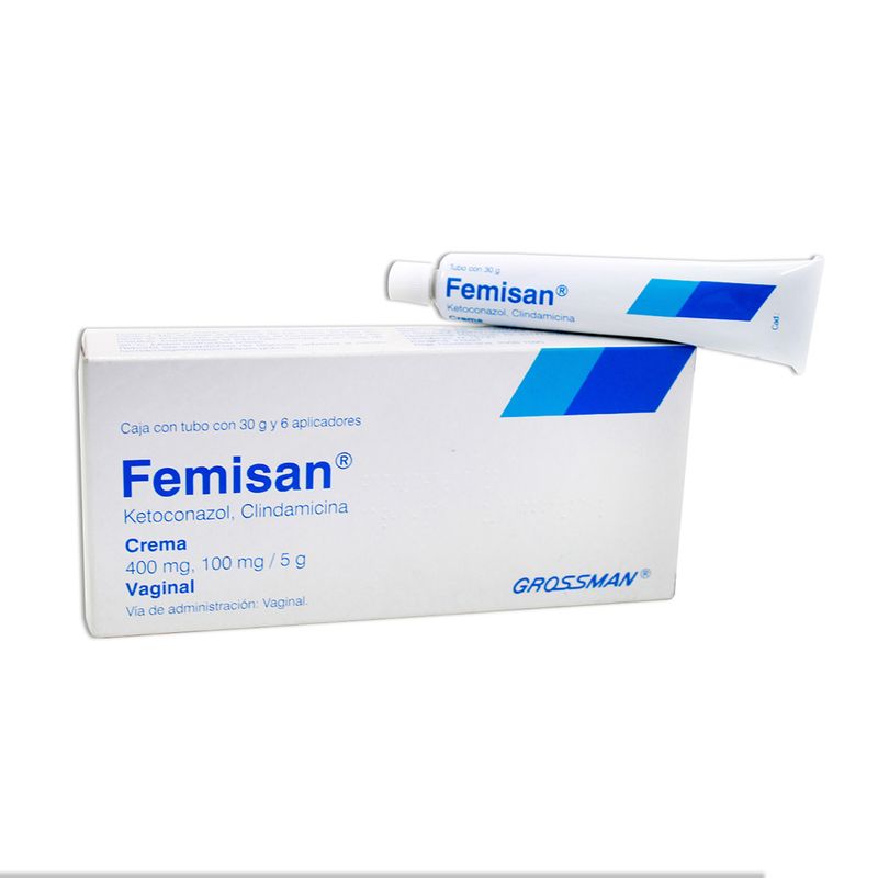 Femisan 400mg 100mg/5g crema tubo x 30 gramos - Siman El Salvador