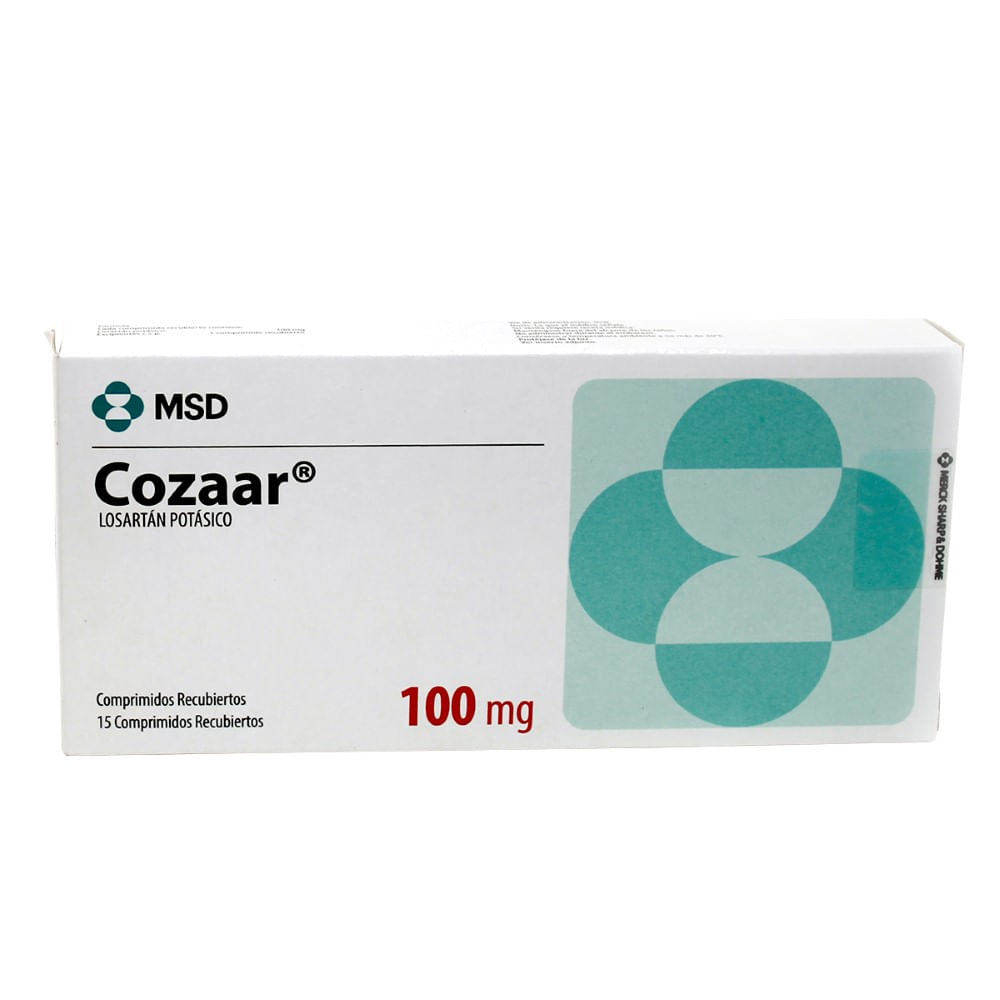 Cozaar 100mg x 15 tabletas - Siman El Salvador